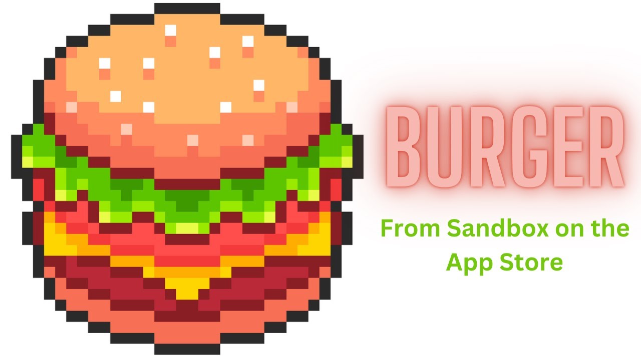 Sandbox Art #139 Burger - YouTube