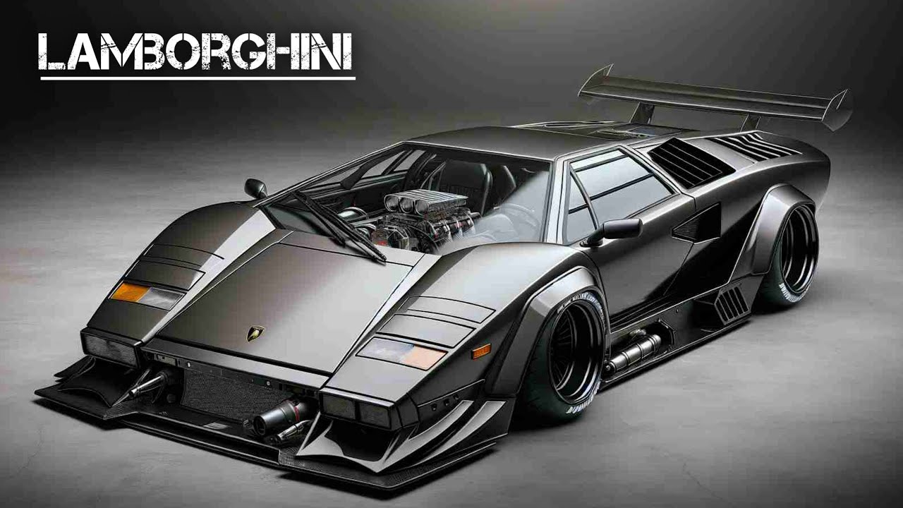 Lamborghini Countach from Liberty Walk Makes Supercar Fans Angry? - YouTube