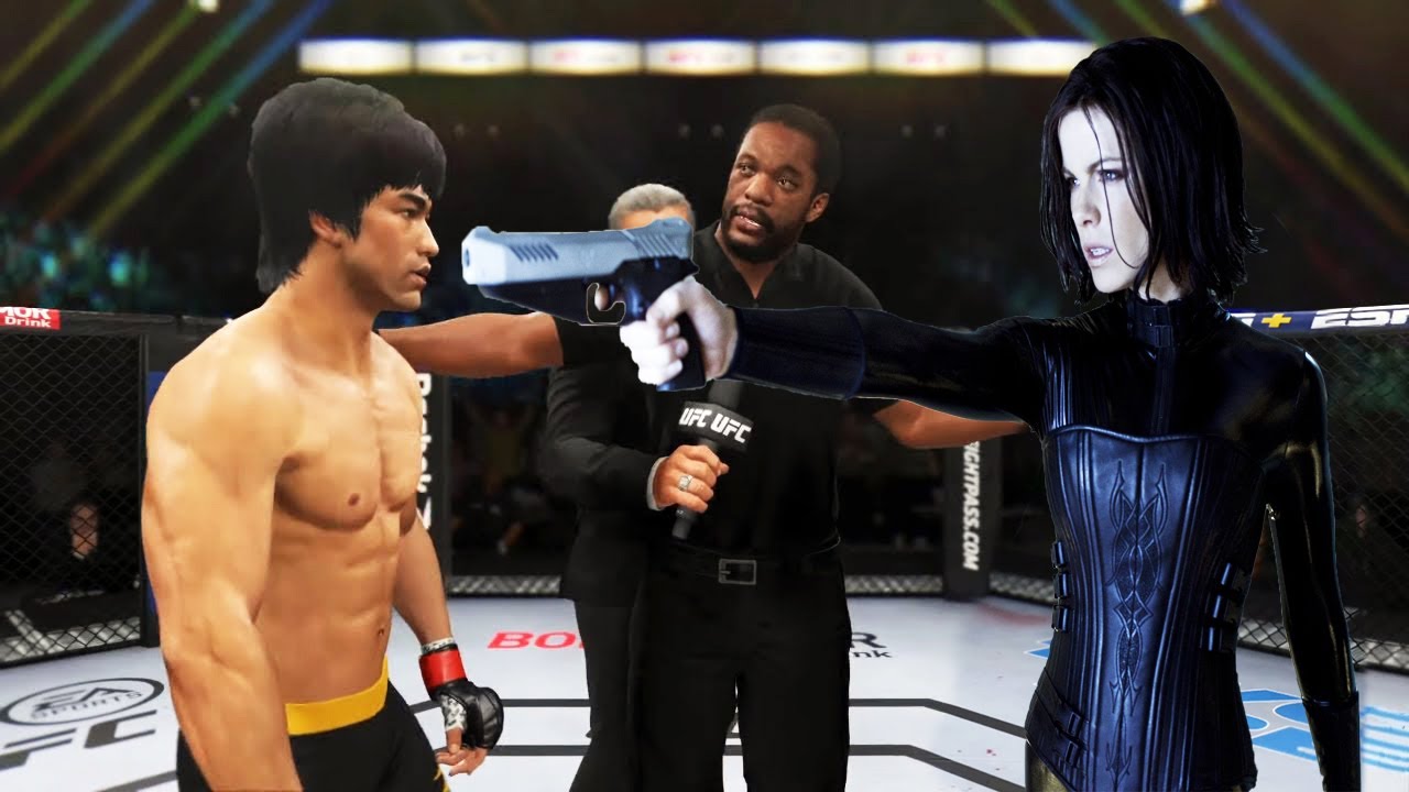 PS5 | Bruce Lee vs. Selene Underworld (EA Sports UFC 4) - YouTube