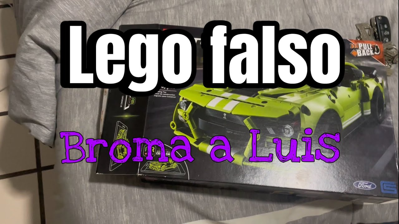 Le regalo un lego falso a Luis(broma) (cámara oculta) - YouTube