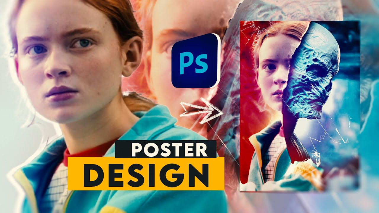 Stranger Things Max vs Vecna | Movie Poster Design In Photoshop | - YouTube