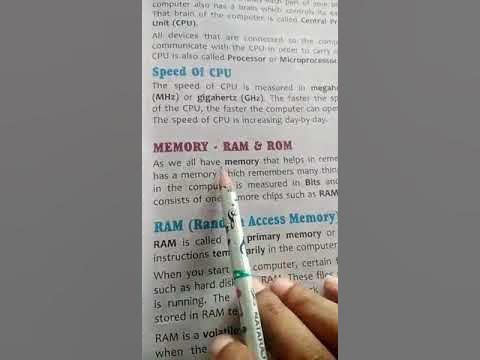 Class 4th Computer Chapter-2 Computer - Inside system unit - YouTube