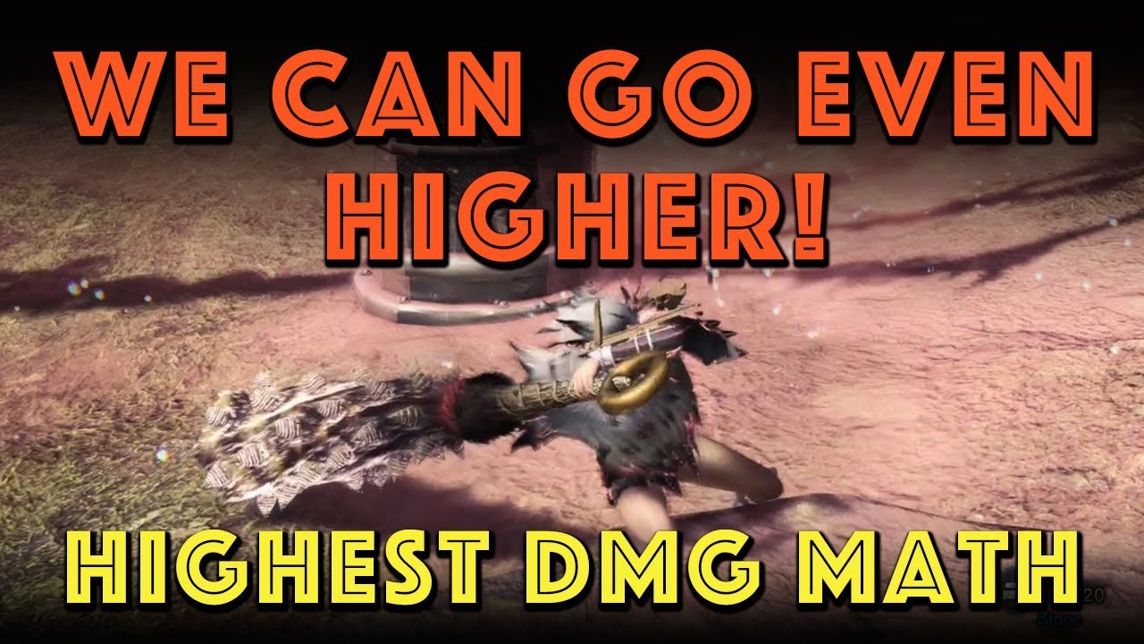 WE CAN GO HIGHER! Highest Damage Number Math (MHW Iceborne) - YouTube