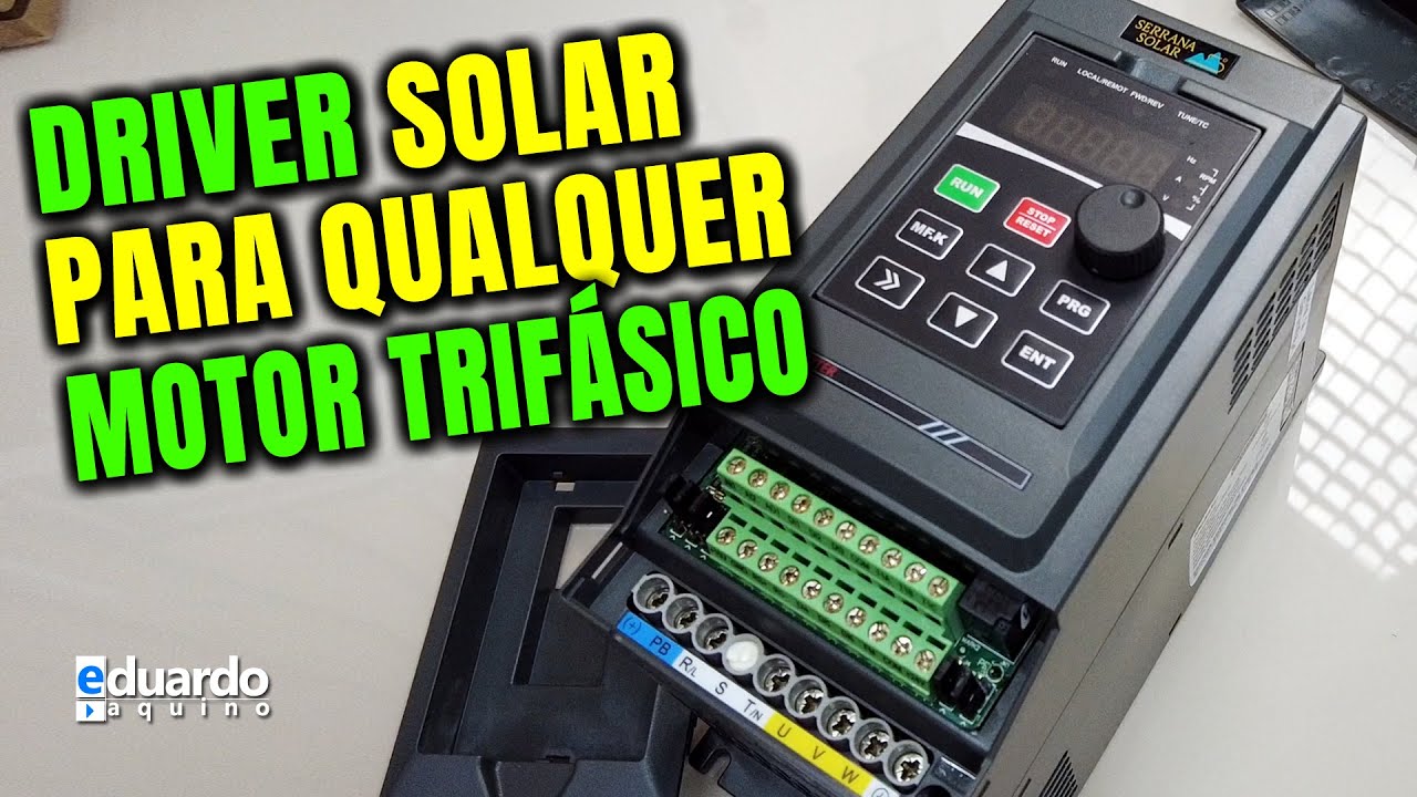 DRIVER Solar Trifásico 2CV para Qualquer Bomba D'Água ou Motor ...