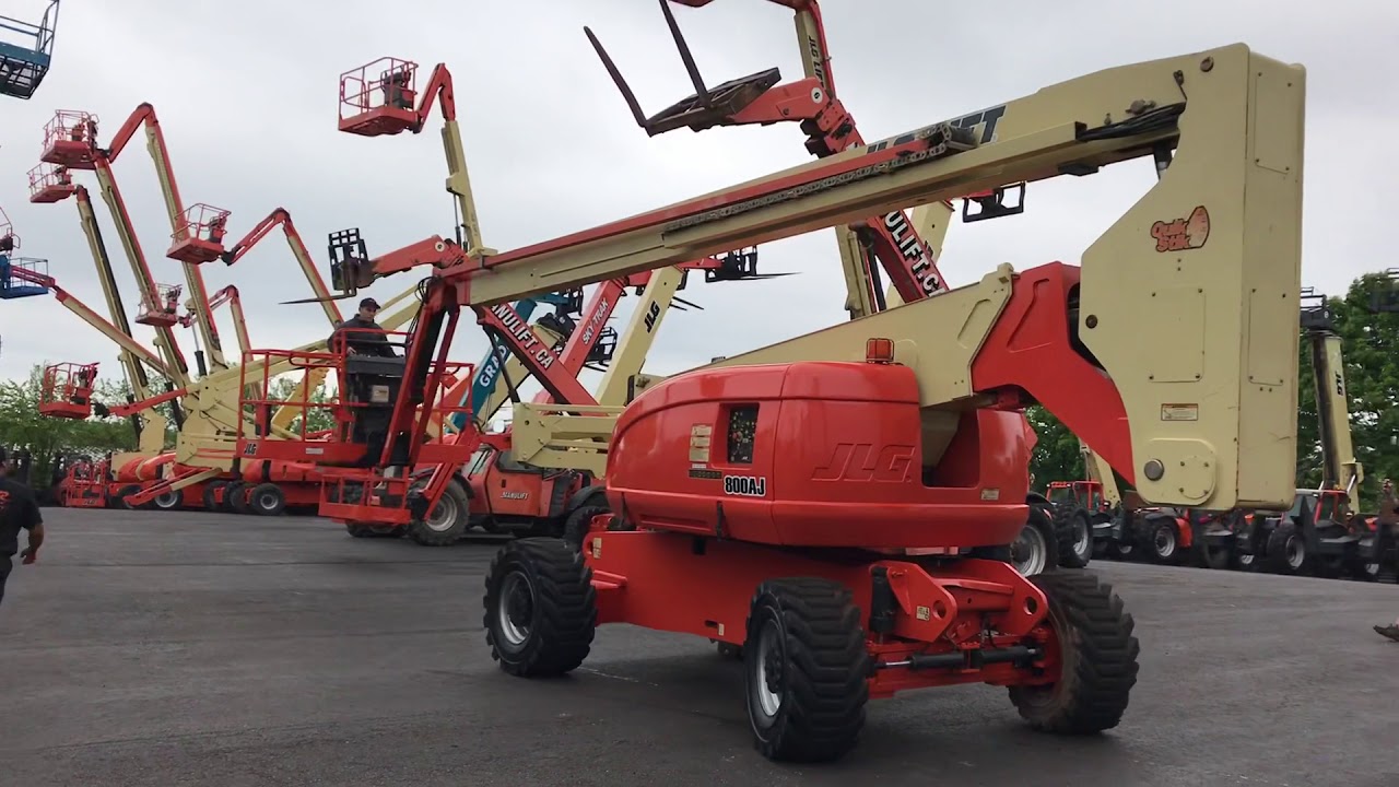 2005 JLG 800AJ Boom Lift - YouTube