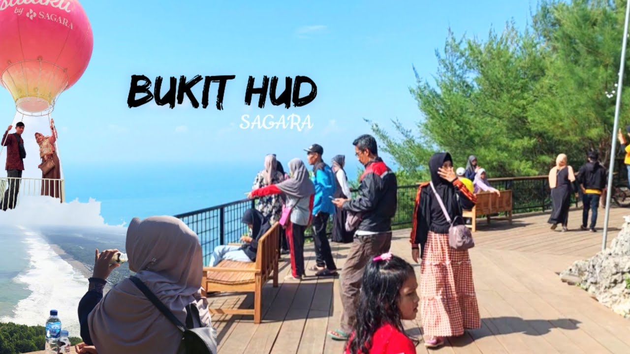 Pantai Suwuk terlihat dari atas Bukit Hud - YouTube
