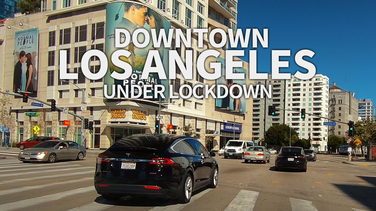 LOS ANGELES - Driving Downtown Los Angeles (11th Street - Olympic ...