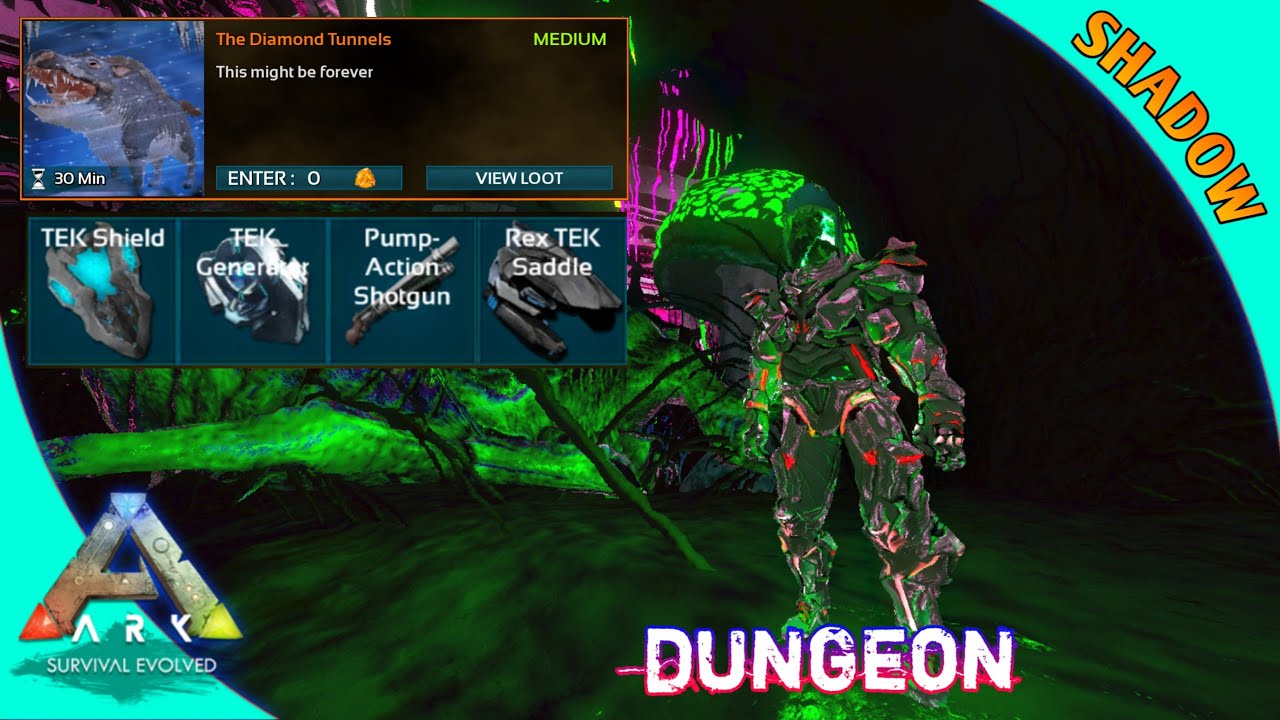 ark mobile. EP22.ลงดันเจี้ยน The Diamond Tunnels กัน |มีTrophyด้วย#เกม ...