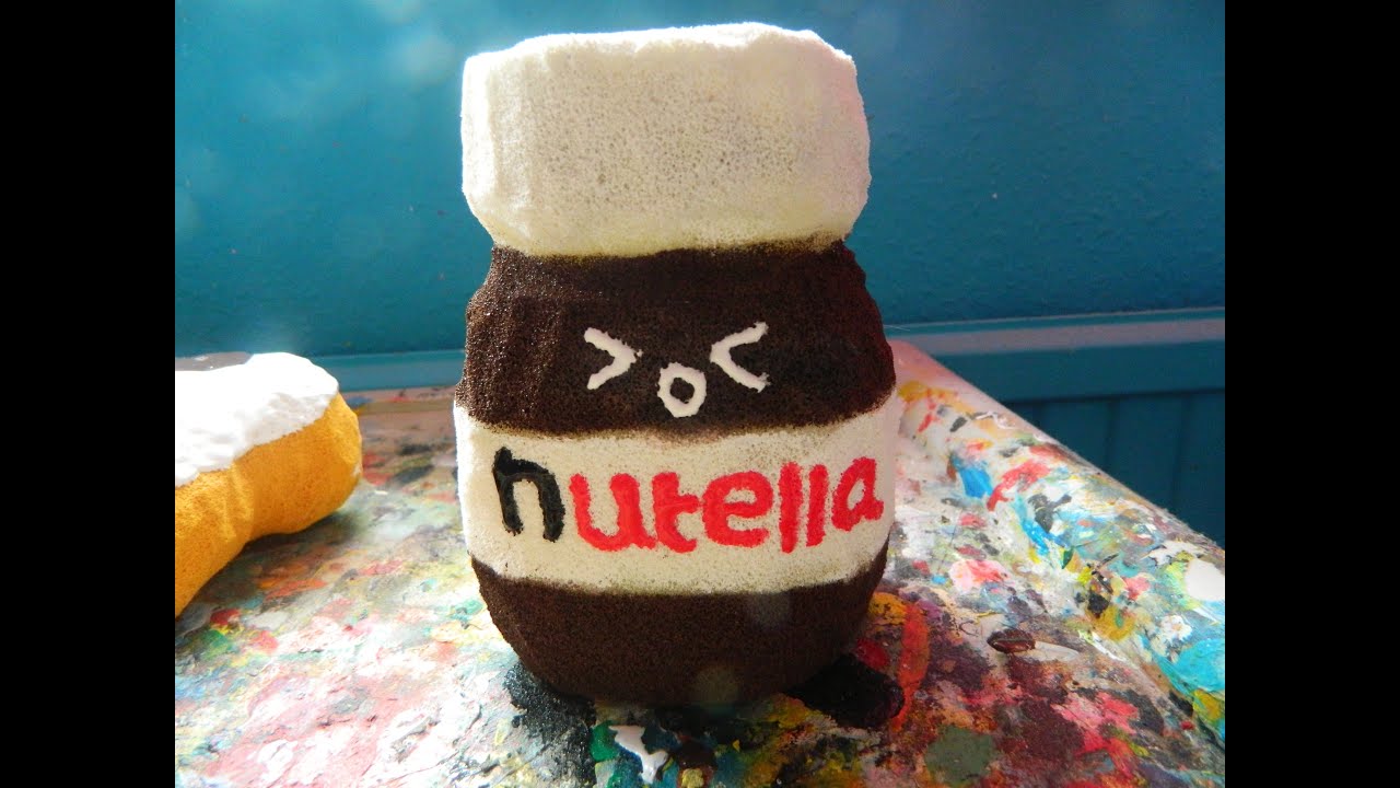 Nutella squishy tutorial =P - YouTube