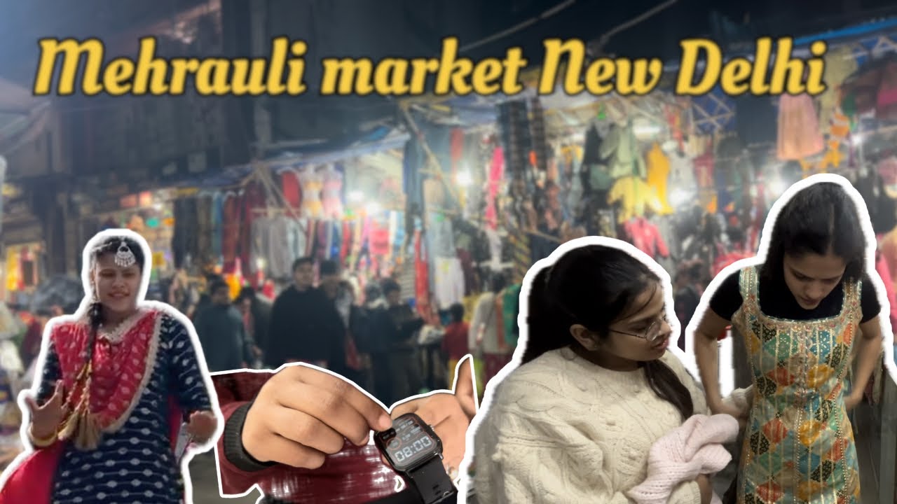 Mistry watch⌚️🤫 / mehrauli market se ki shopping 🛍️ - YouTube