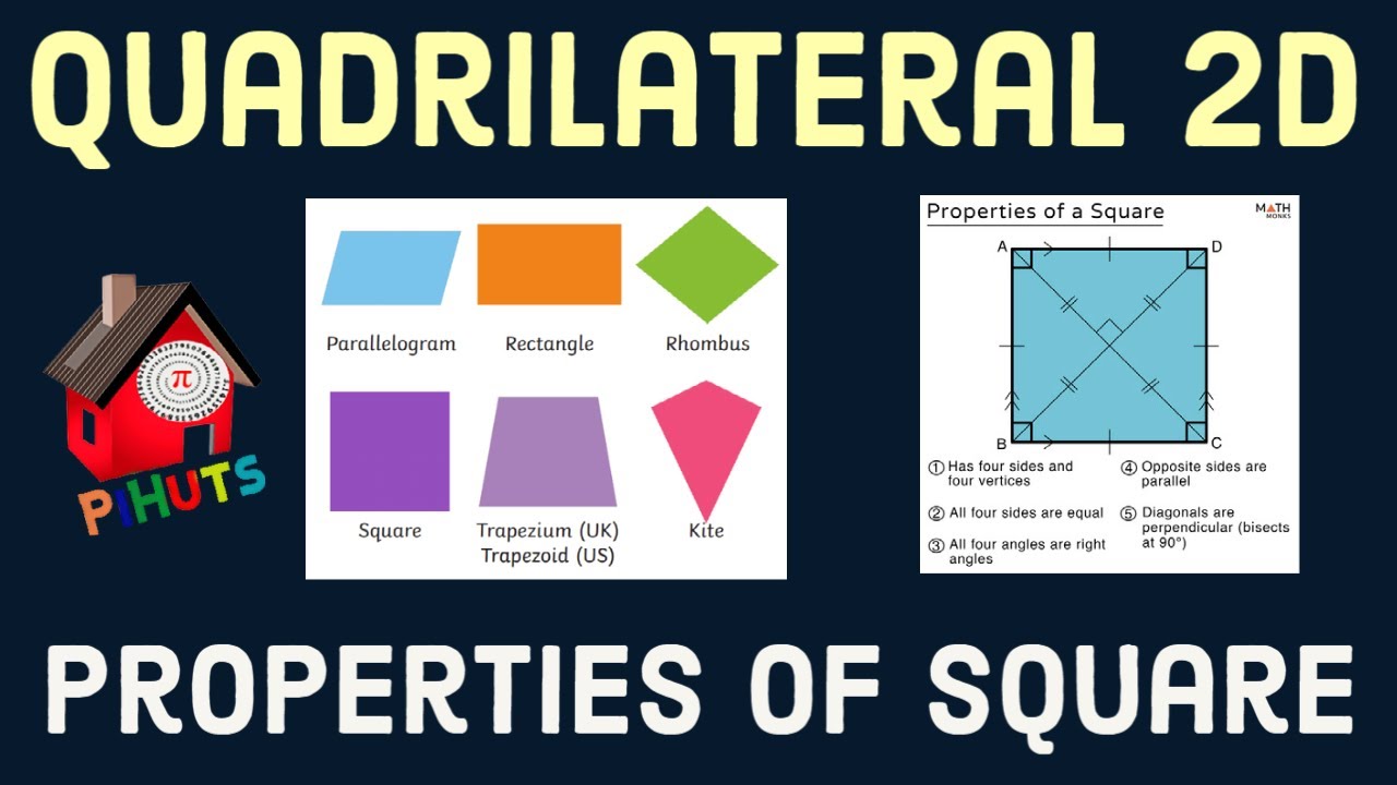 Quadrilateral | 2D | Properties Of Square | Part 1 | चतुर्भुज - YouTube