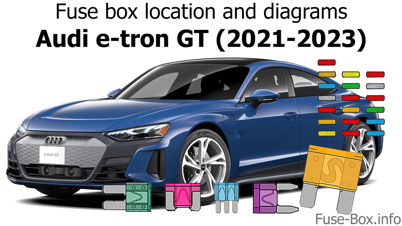 Fuse box location and diagrams: Audi e-tron GT (2021-2023) - YouTube