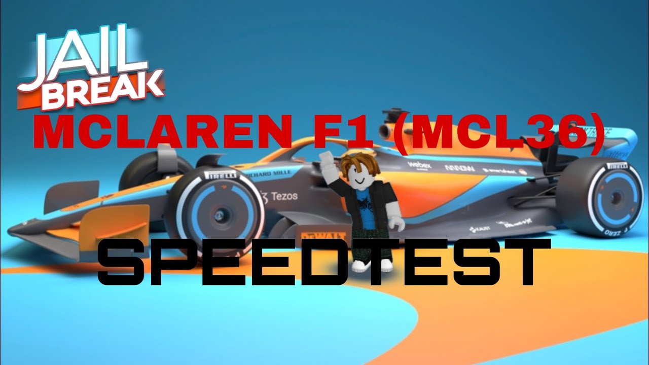 *Brand New* McLaren F1 SPEEDTEST - Roblox Jailbreak - YouTube