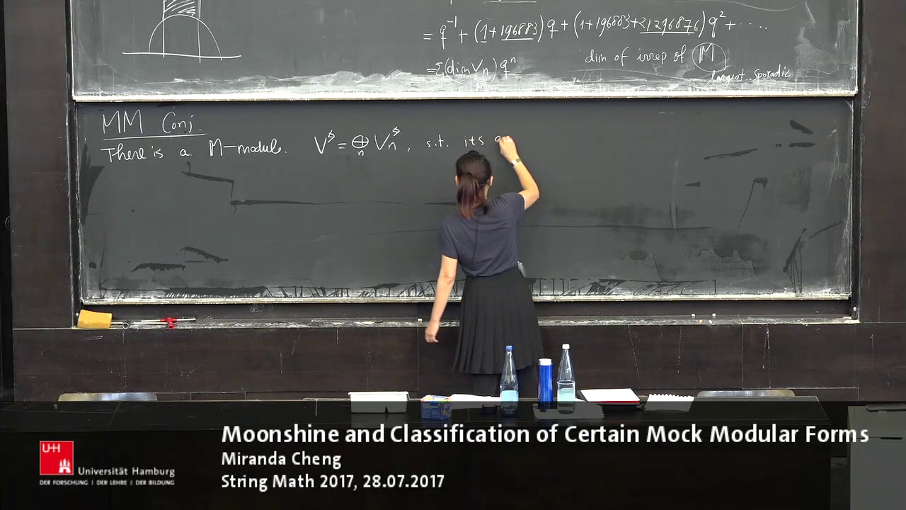 Miranda Cheng - Moonshine and Classification of Certain Mock Modular ...