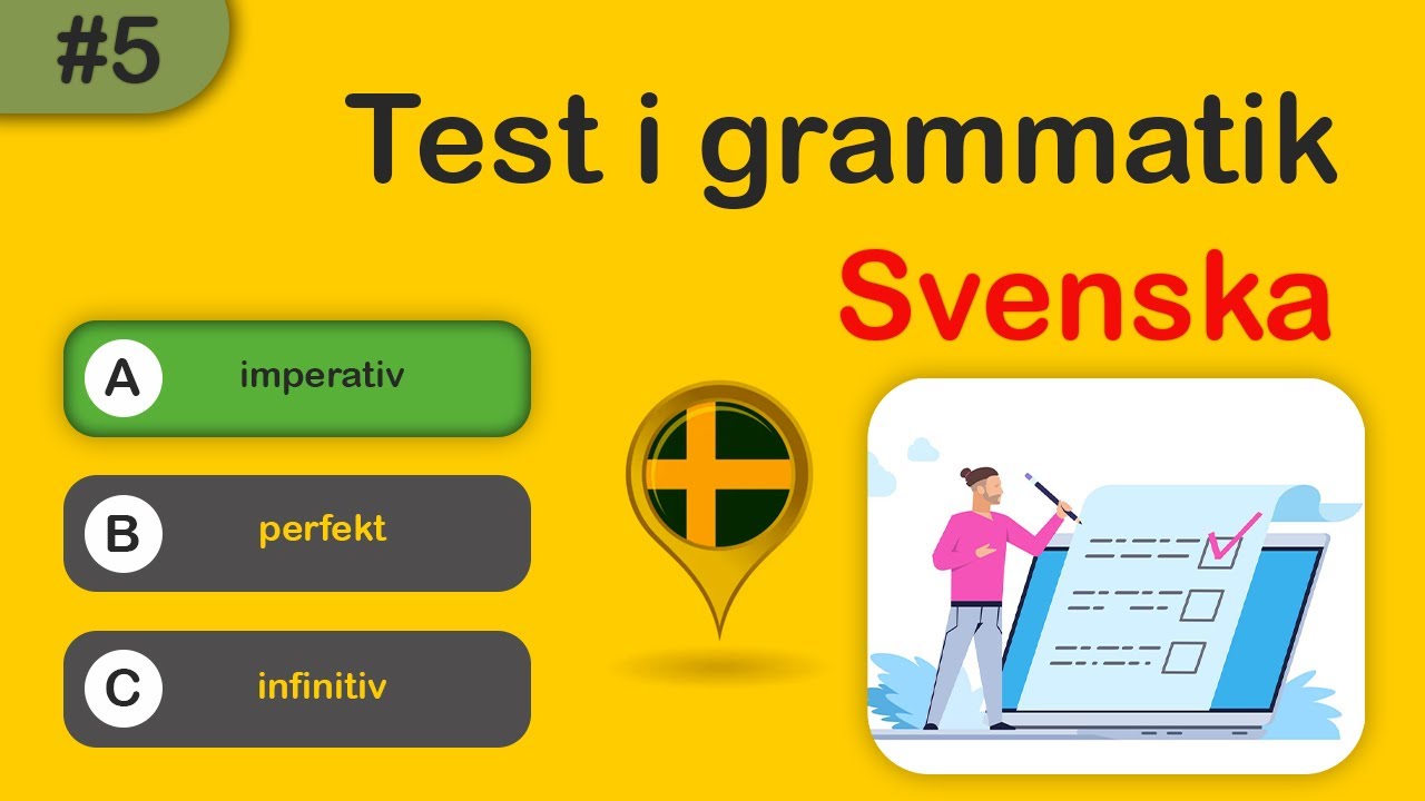 Test i grammatik #5 | Svenska grammatik ordföljd | ( Lär dig grammatik ...