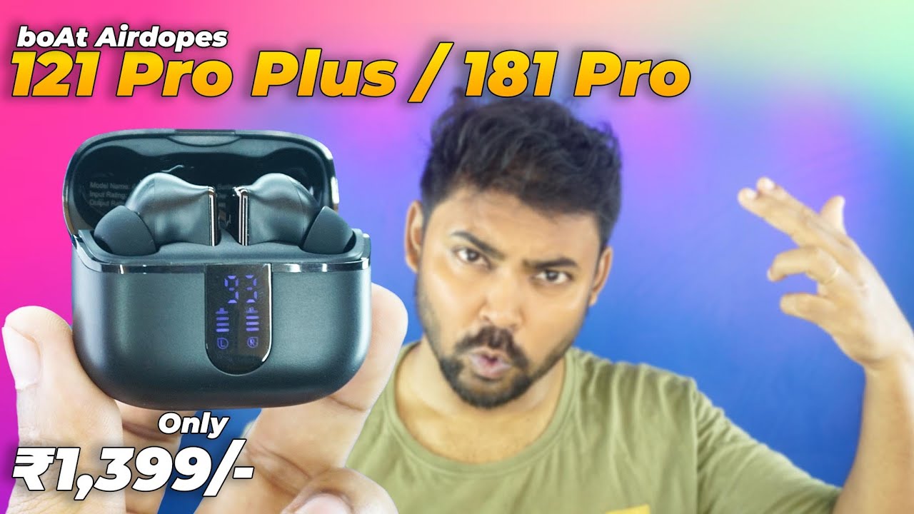 boAt Airdopes 121 Pro Plus / 181 Pro | 4 Mics with ENx™ | 50ms low ...