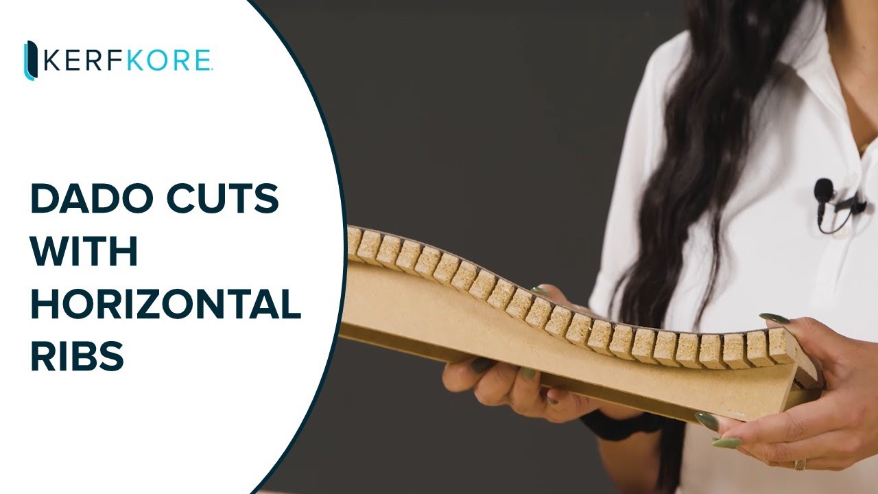 Dado Cuts With Horizontal Ribs - YouTube