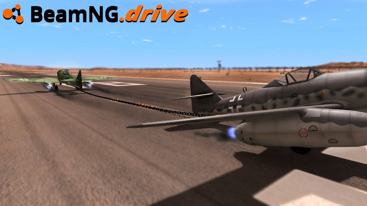 BeamNG.drive - JET TUG OF WAR - YouTube
