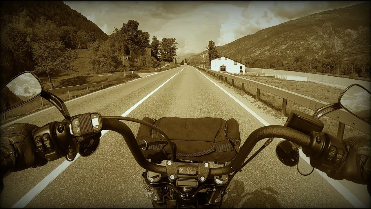 Ride out on Street Bob FXBB - Little traffic - end of april 2020 ...
