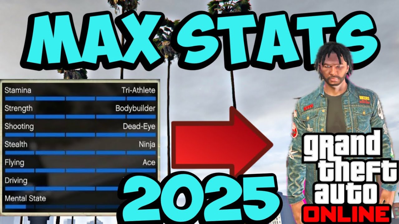 (UPDATED) HOW to MAX ALL STATS FAST in GTA ONLINE!!! (2025) - YouTube