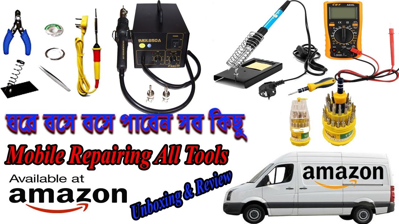 Mobile Repairing Tools || Unboxing & Review || Mobile All Tools Order ...