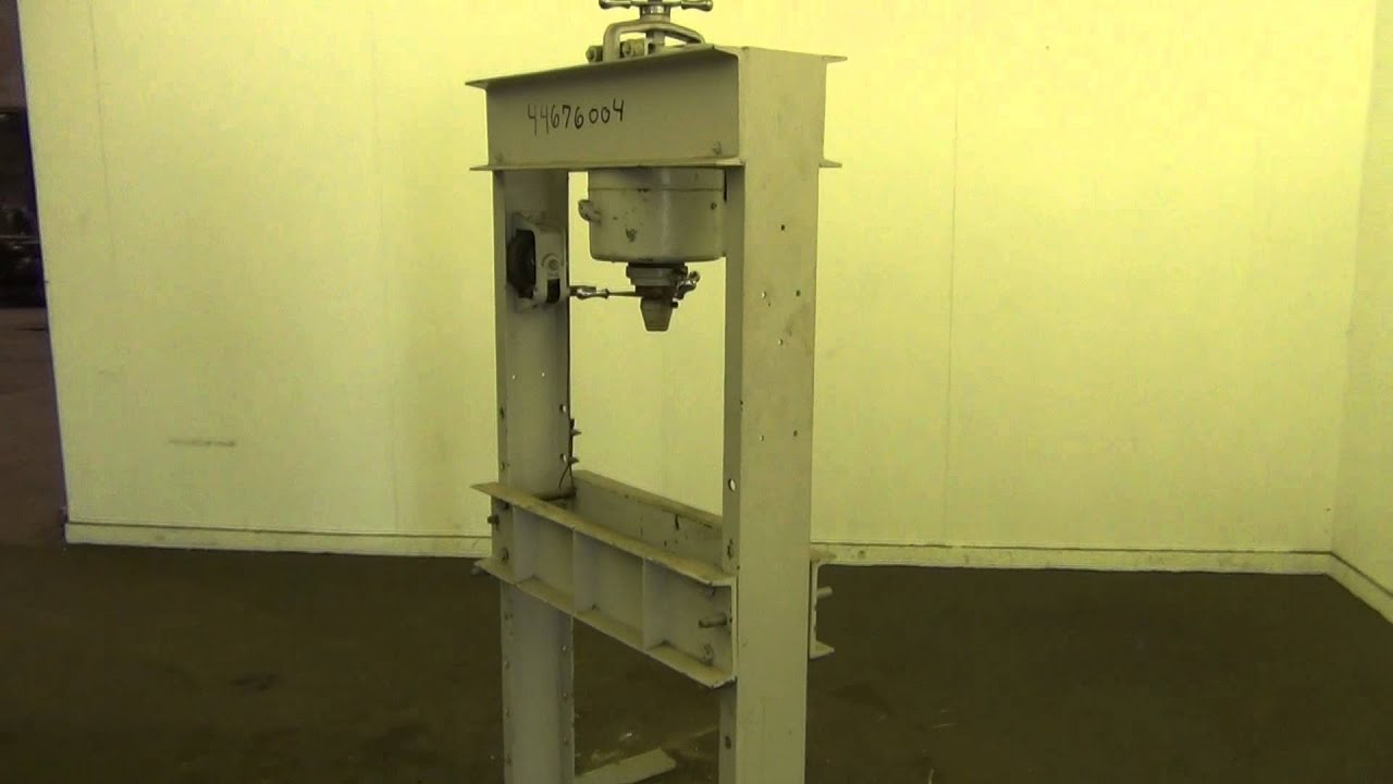 Used- Dake Hand Operated Hydraulic Press, 50 Tons, Model 50H - stock ...