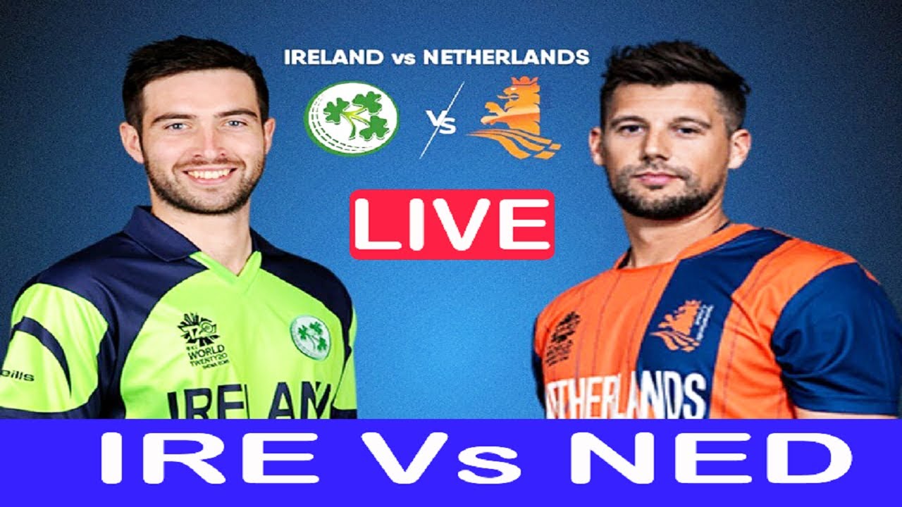 T20 Men's World Cup : Ireland vs Netherlands || 3rd Match | Group A ...
