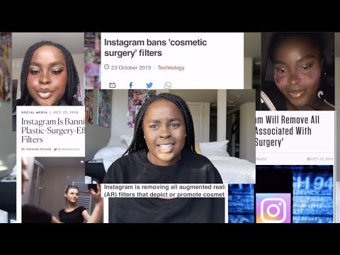 why instagram is taking away the "plastic surgery filters"... - YouTube