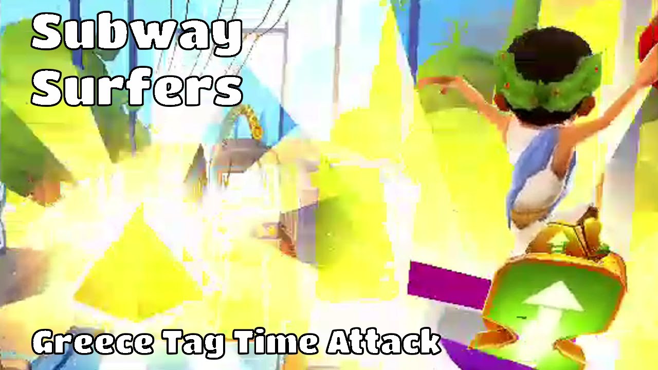 Subway Surfers - Greece Tag Time Attack - YouTube