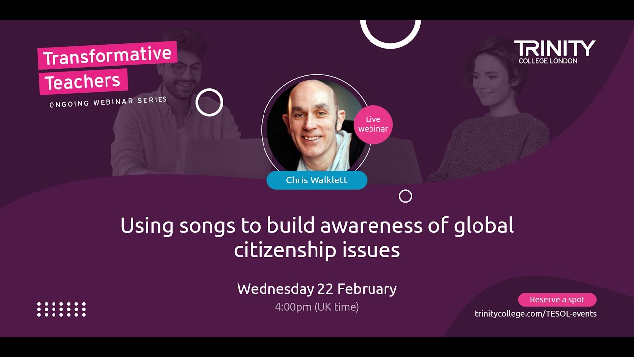 TTW: Using songs to build awareness of global citizenship issues - YouTube