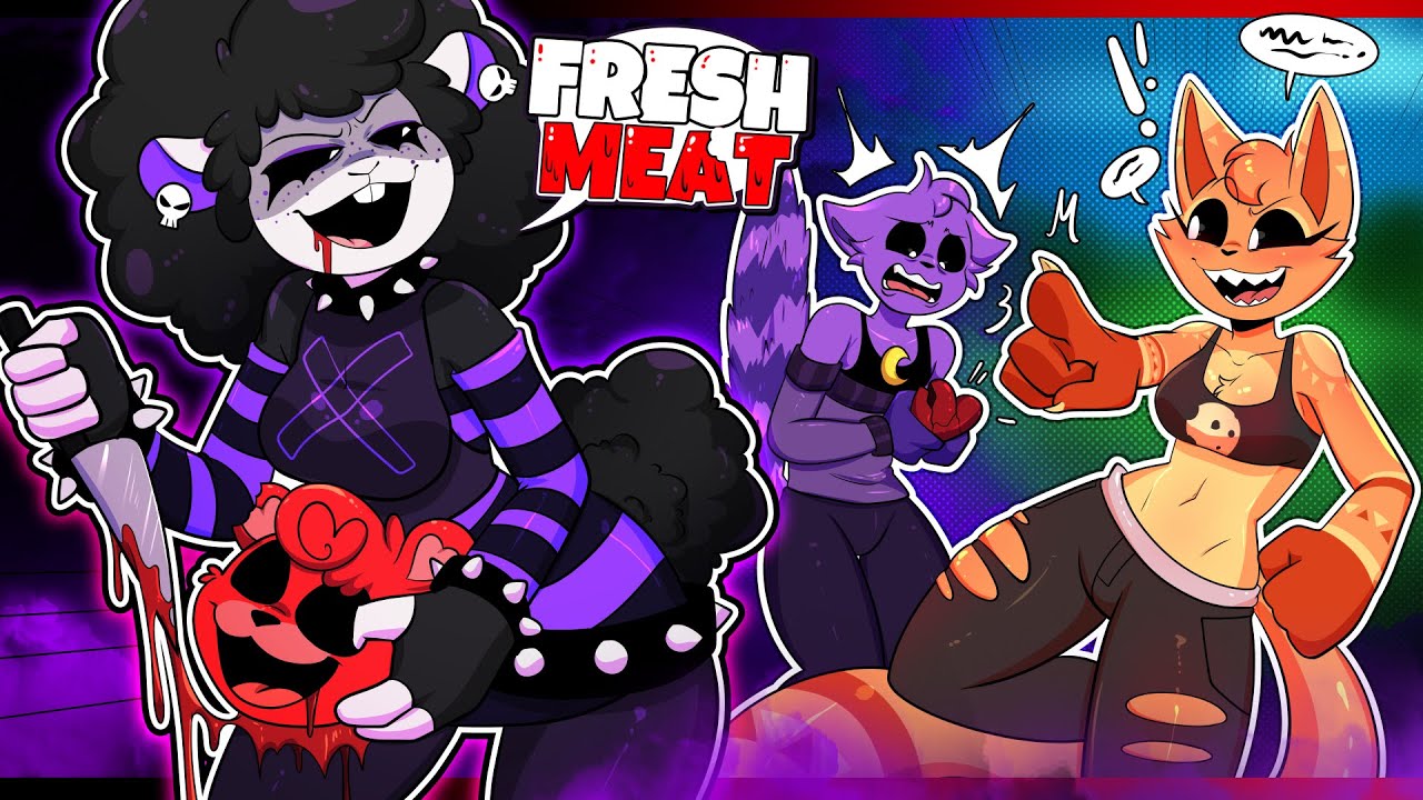 Baba Chops X CatNap & CatfFeine Killer Nightmare Critter Surprise┃Poppy Playtime Chapter 4┃Comic ...