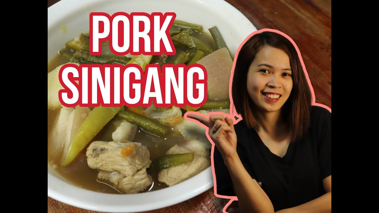 Favorite Pinoy Recipe "PORK SINIGANG" - YouTube