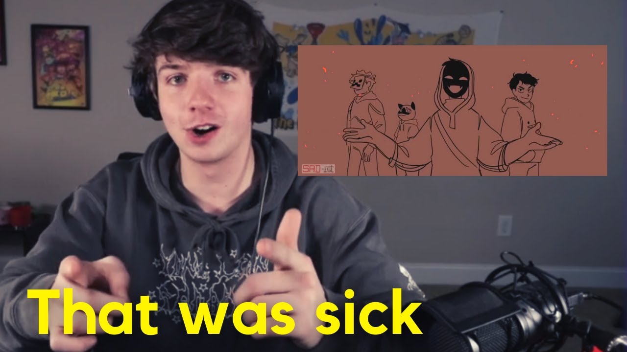 KARL REACT TO DREAM SMP ANIMATION ( SAD-ist "Dawn of 16th" ) - YouTube