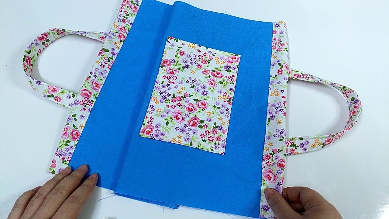 DIY Tote Bag | How to make a beautiful bag easily homemade | Misaki ...