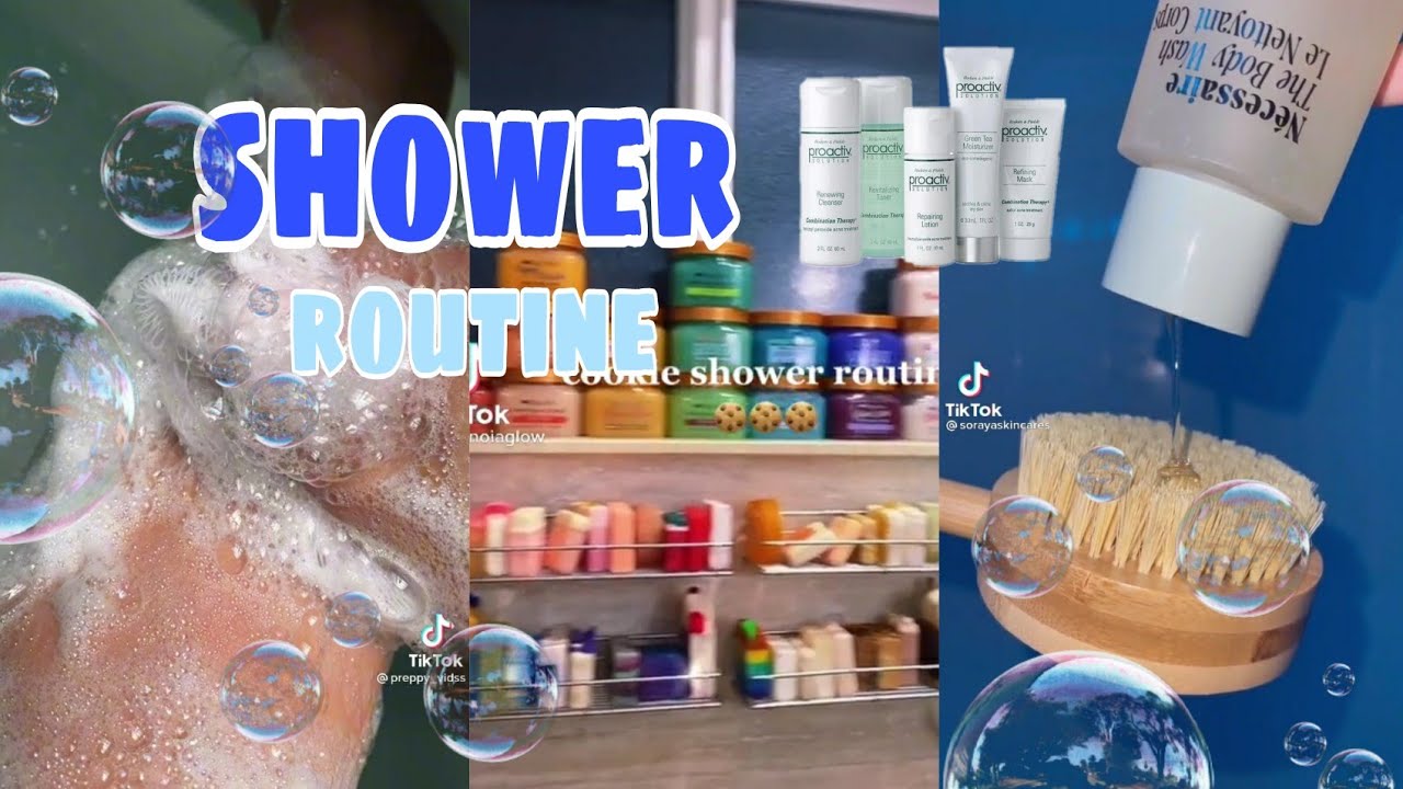 shower routine , TikTok compilation - YouTube