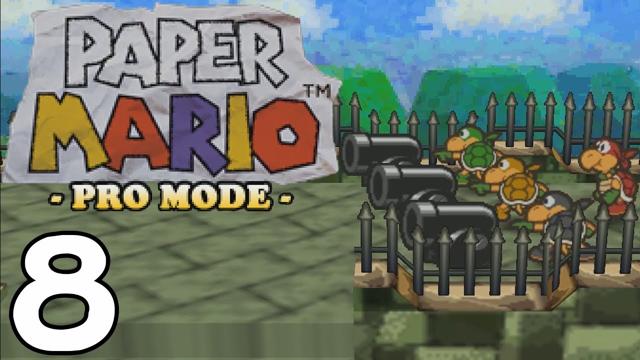 Paper Mario Pro Mode BLIND [8] "Bill Blaster! Go Even Faster!" - YouTube