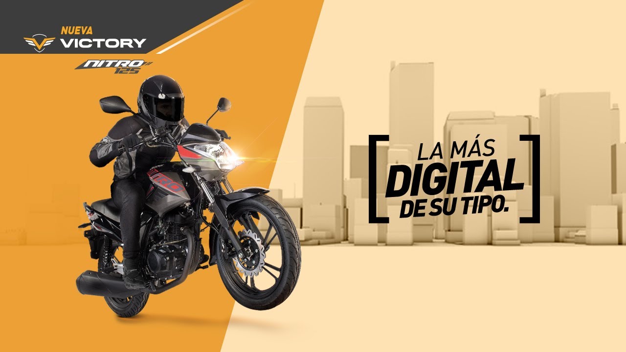 ¿Por qué la Victory Nitro 125 es la más digital de su tipo? Compruébalo ...