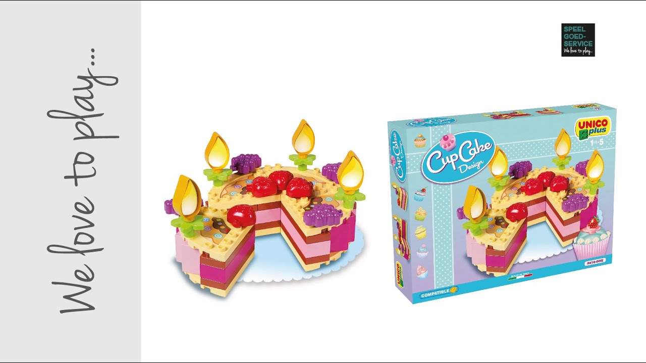 UNICO plus Cup Cake design toy building blocks by Androni Giocattoli ...