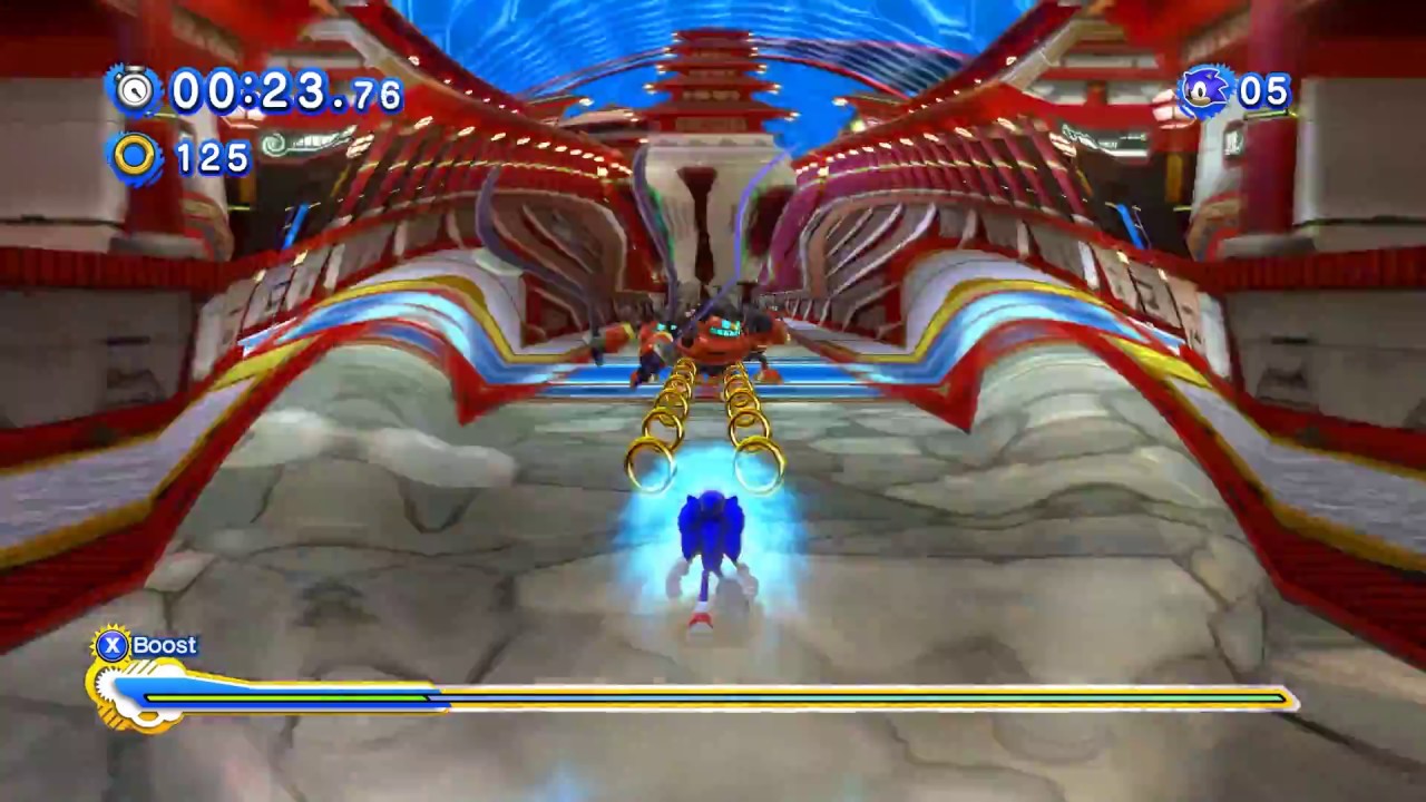 Sonic Generations: Overpowered Sonic 2.0 in Aquarium Park - YouTube
