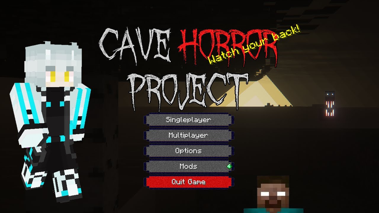 Creepy Minecraft Horror! (Cave Horror Project!) - YouTube