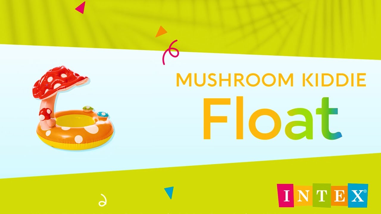INTEX® Mushroom Kiddie Float - YouTube