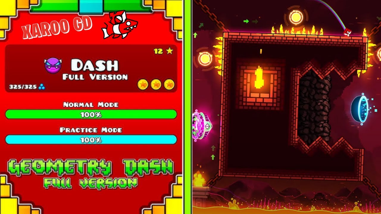 [4K] Dash Full Ver 2024 Geometry Dash 2.2 - YouTube