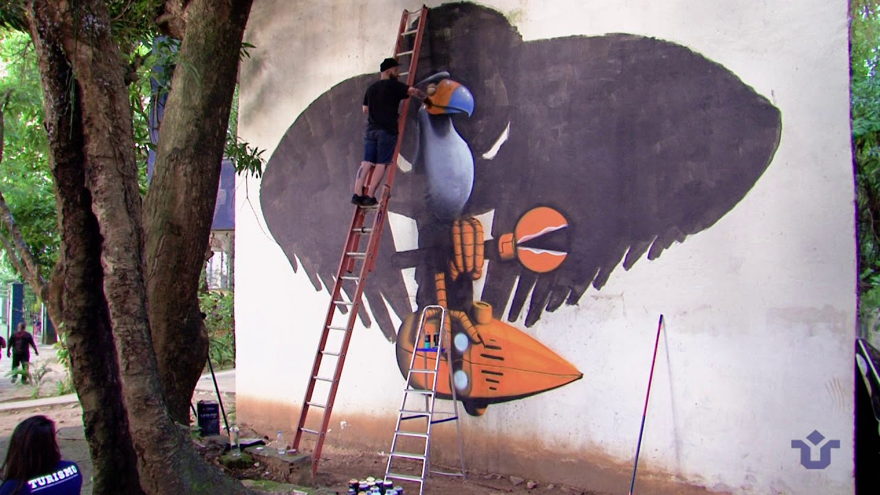 Marcelo Eco Speedpainting | Festival de Cultura UNIRIO - YouTube