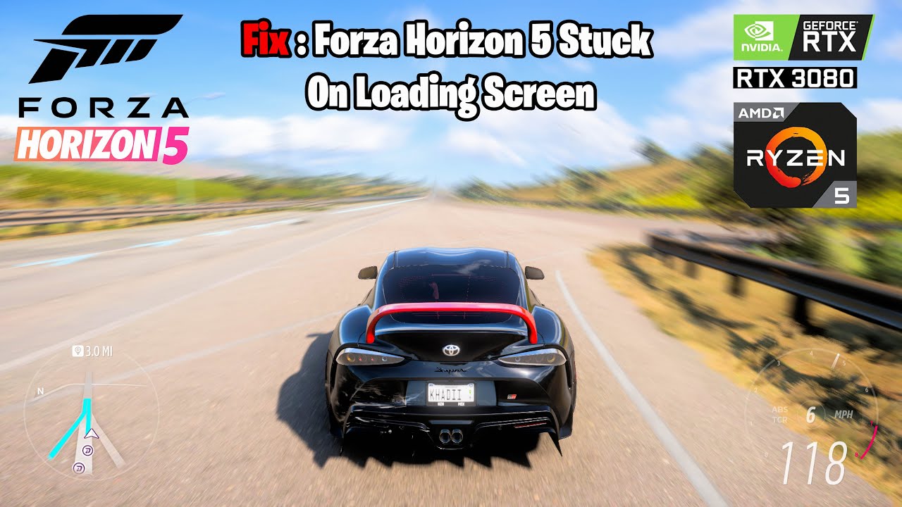How To FIX Forza Horizon 5 Stuck On Loading Screen - YouTube