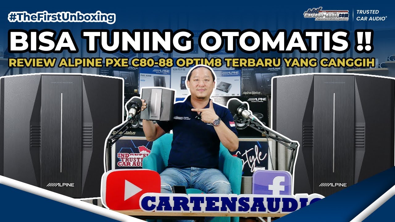 ALPINE OPTIM8‼️TERBARU DSP AMPLIFIER CANGGIH YANG BISA TUNING SUARA OTOMATIS #CARTENSSTYLE - YouTube