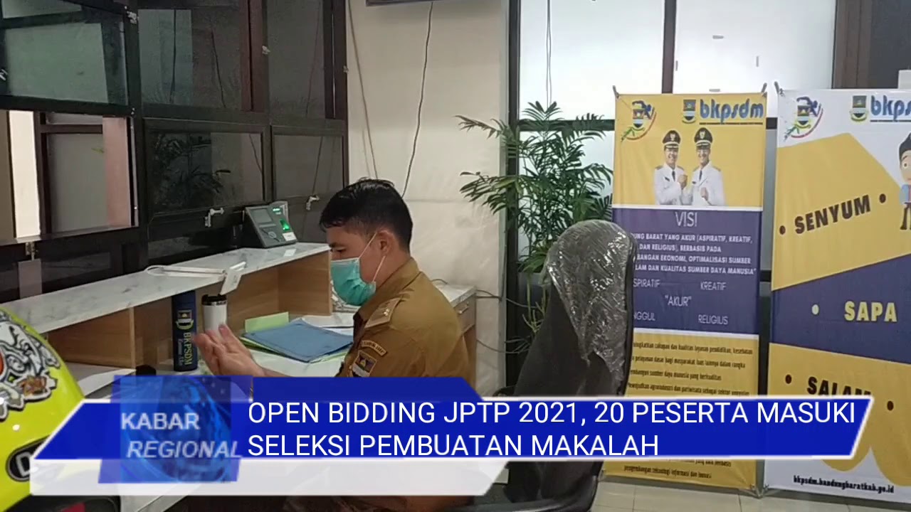 OPEN BIDDING JPTP 2021, 20 PESERTA MASUKI SELEKSI PEMBUATAN MAKALAH ...