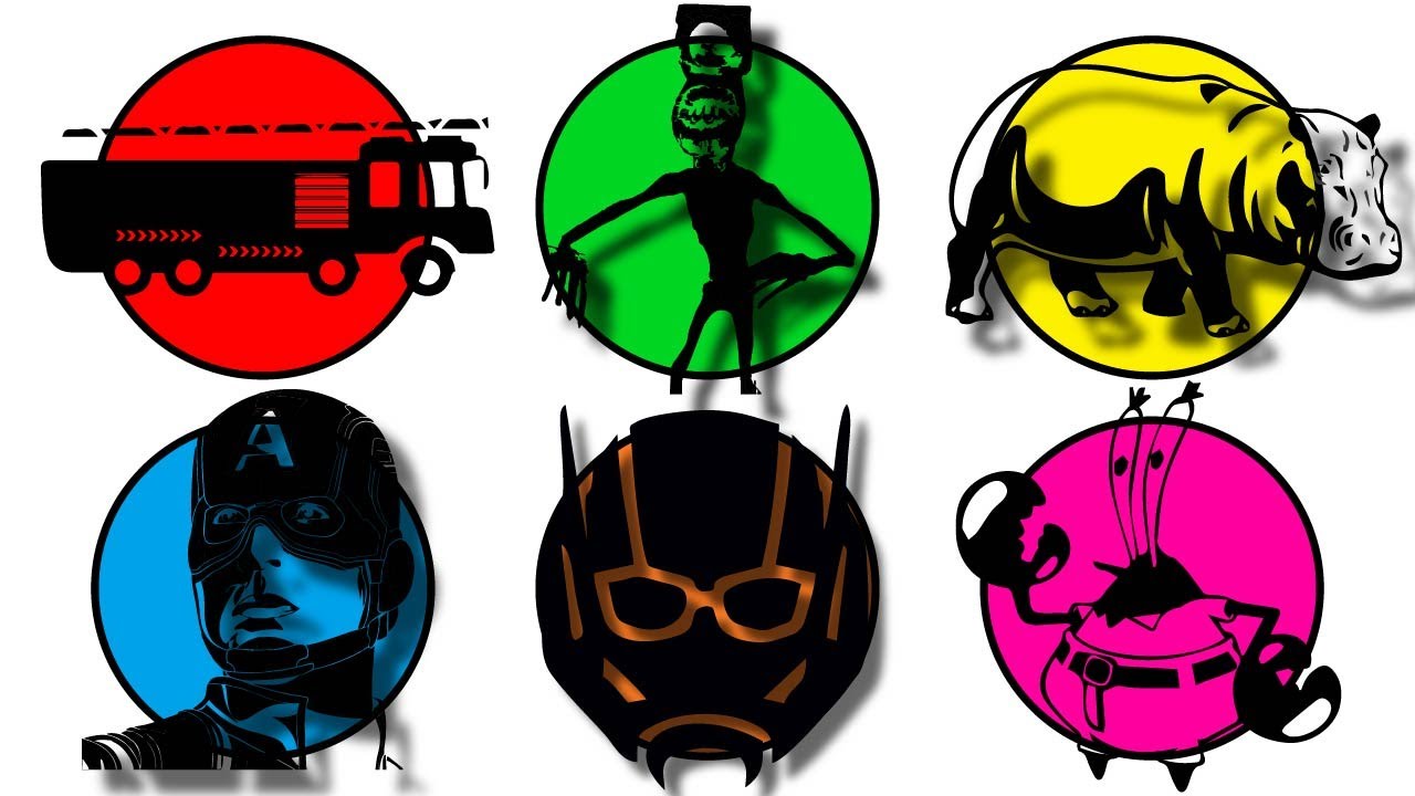 GTP Fire Engine, Toilet Head, Hippopotamus, Ant-Man, Captain America ...