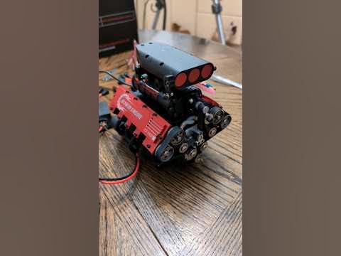 worlds smallest supercharged v8 - YouTube