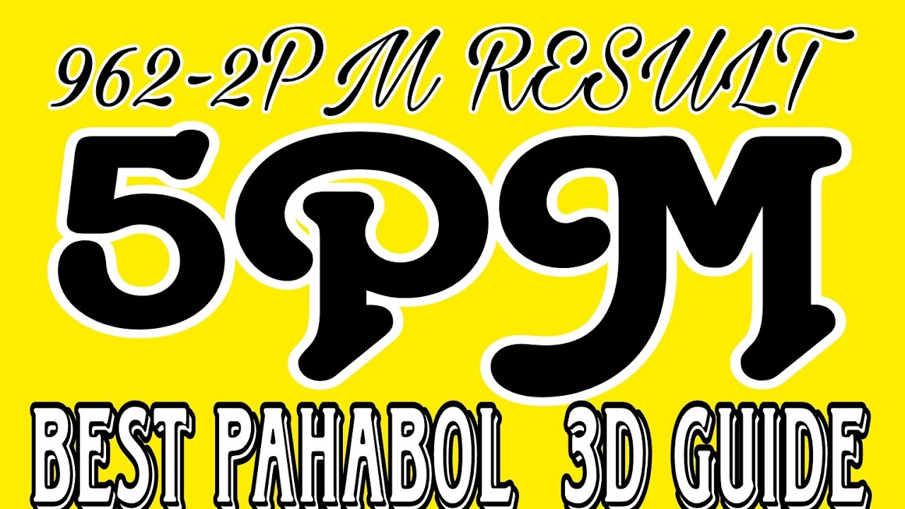 962 2pm result ,5pm pahabol one best combi 3d guide ni - YouTube