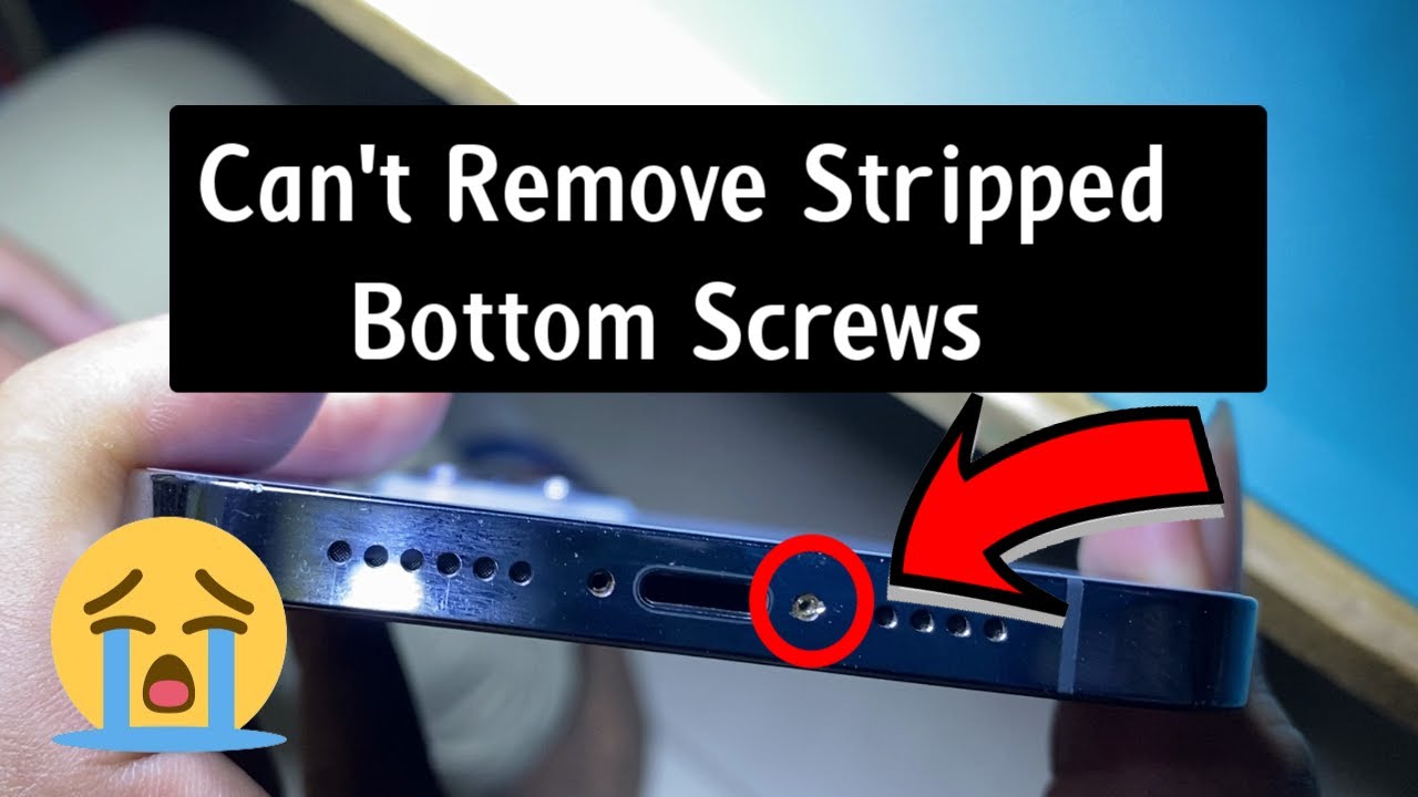 How to FIX Can't Remove iPhone Stripped Screws All iPhone/iPad. # ...